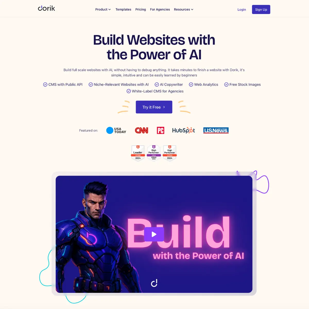 Dorik AI: A No-Code Website Builder with CMS and Airtable Integration