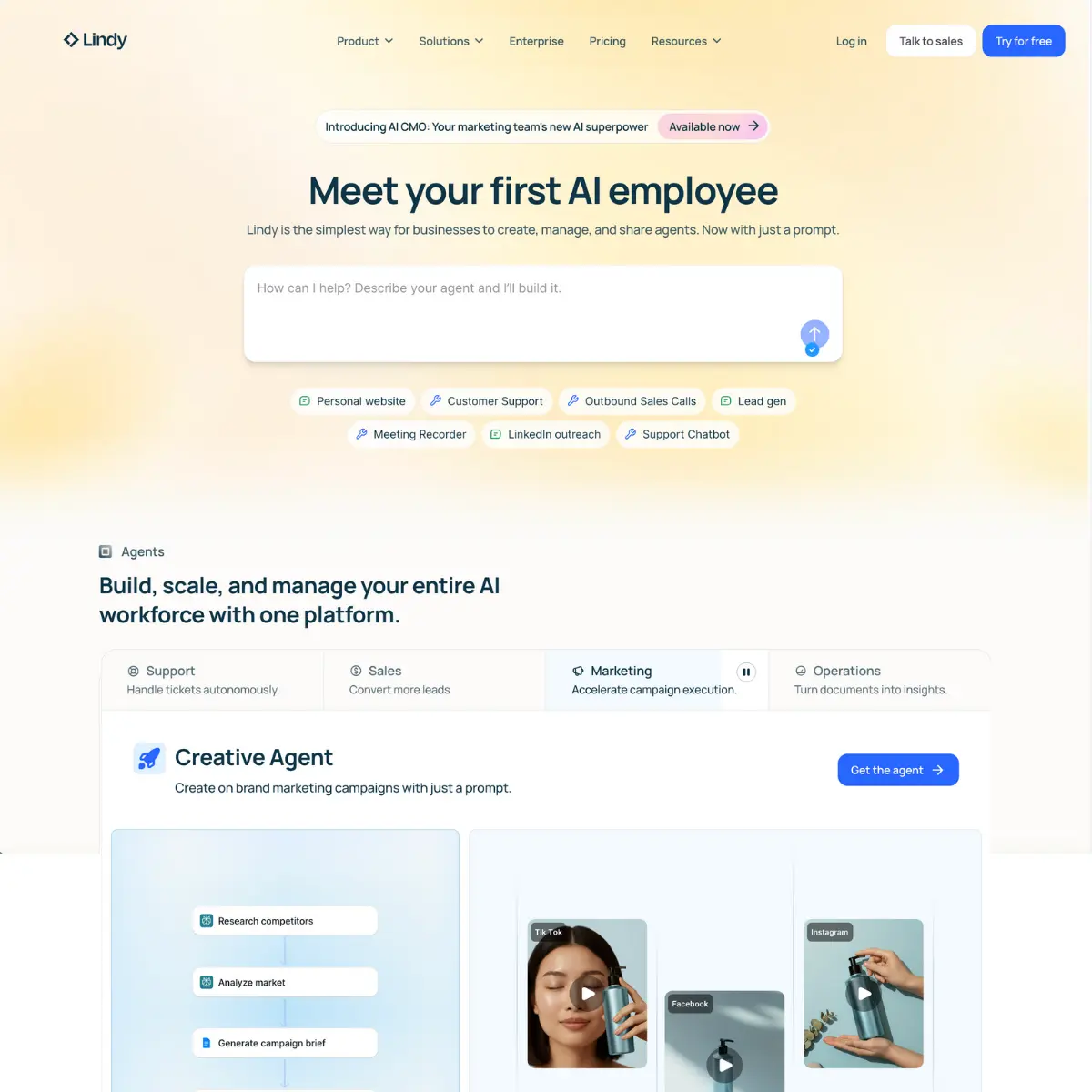 Lindy: Build No-Code AI Agents for Business Automation