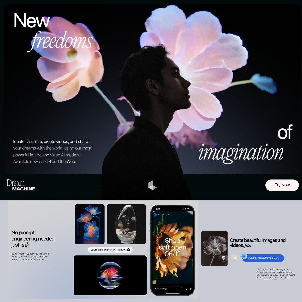 Luma Dream Machine – AI Video and Image Generator on iOS and Web