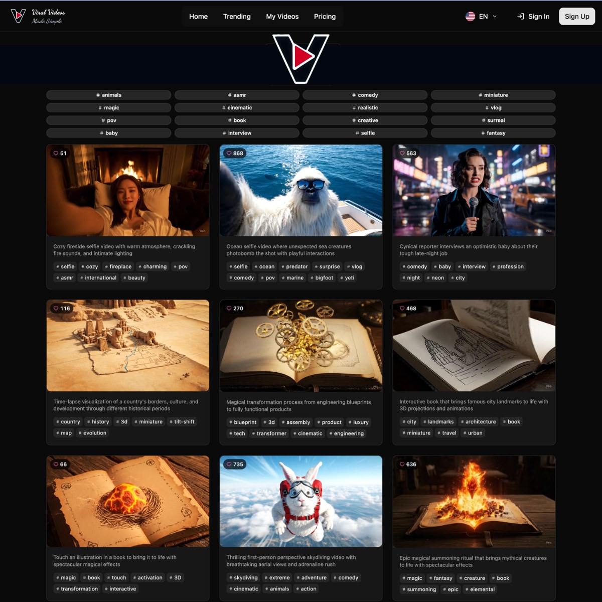 Viral Ai Video Maker — Create TikTok-Style Videos from Prompts